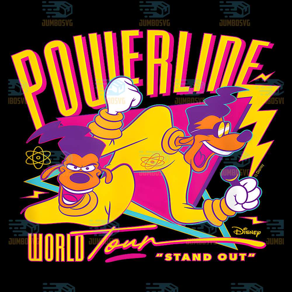 A Goofy Movie, Powerline World Tour Png – JUMBOSVG