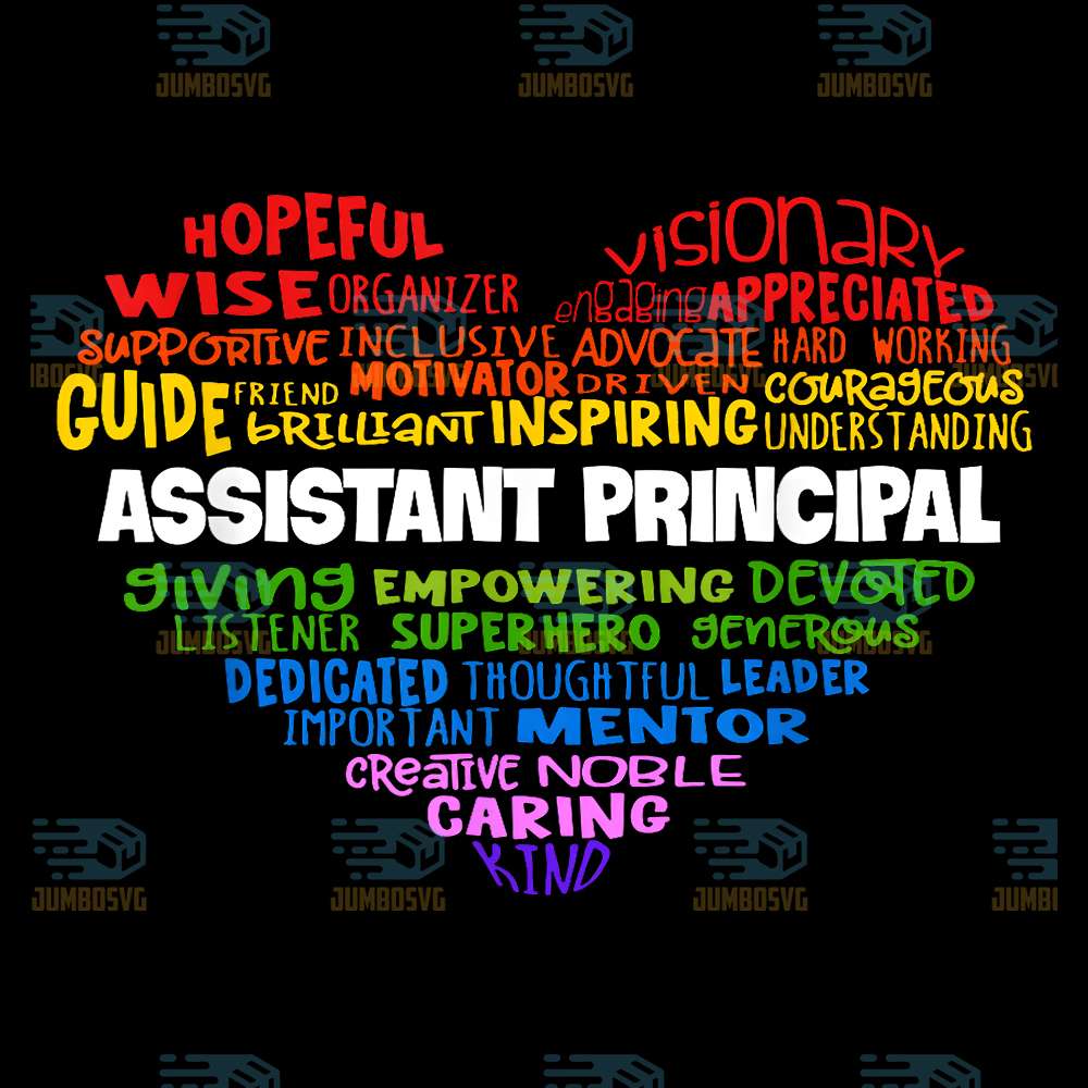Assistant Principal, Cute Heart, Back To School Png – JUMBOSVG