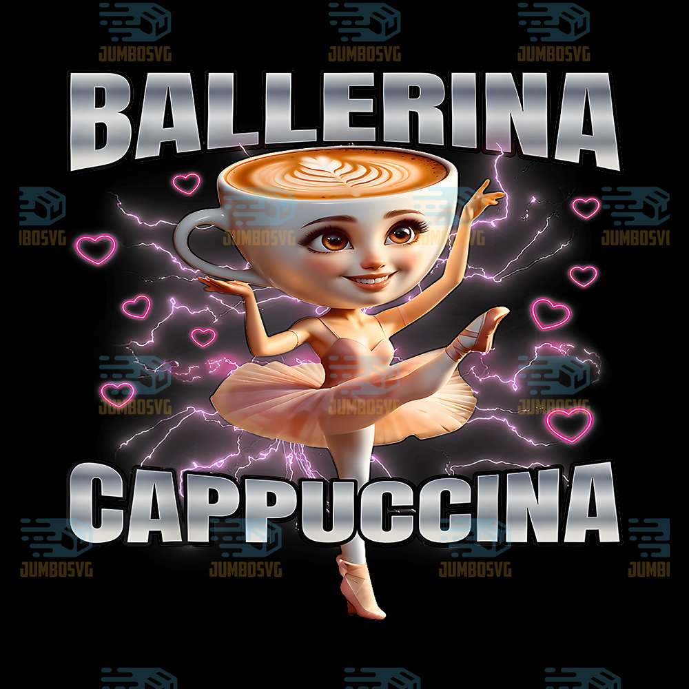 Ballerina Cappuccino Png – JUMBOSVG