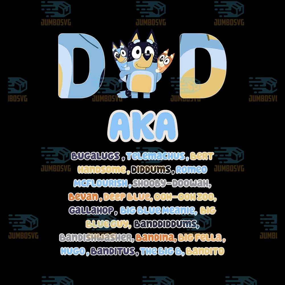 Bluey Dad Aka Bugalugs Telemachus Png – JUMBOSVG
