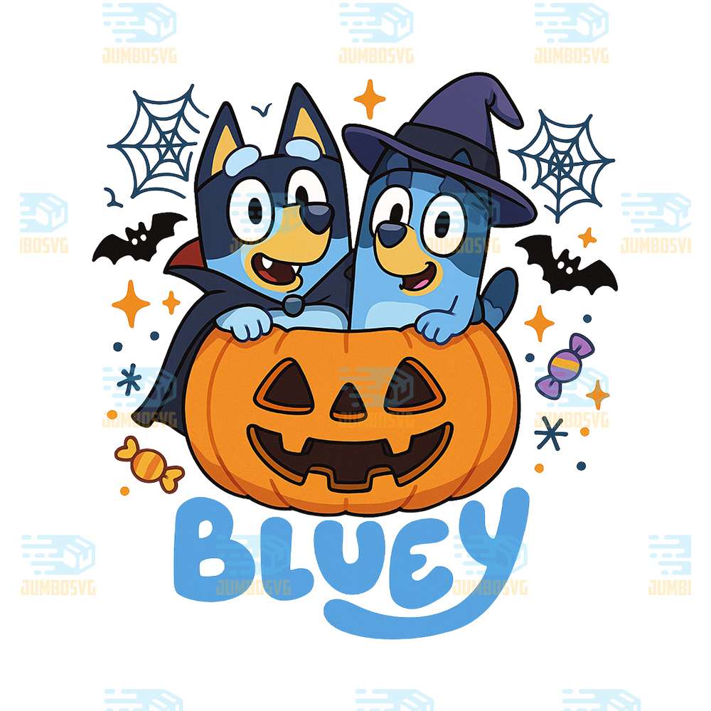 Bluey Fall Halloween Png – JUMBOSVG