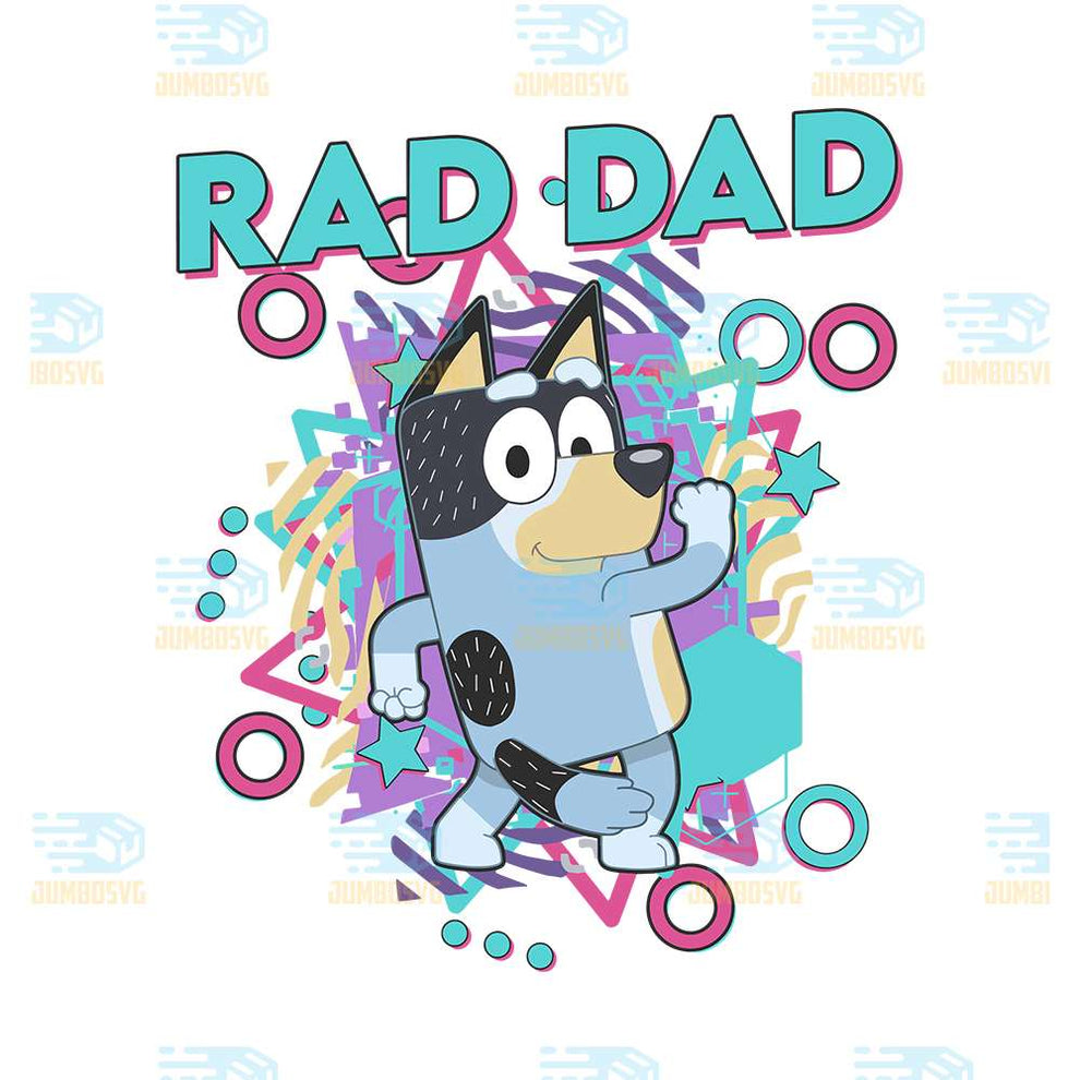 Bluey Rad Dad Png – JUMBOSVG
