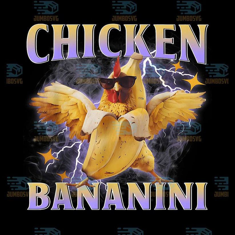 Chicken Bananini Humor Italian Brainrot Meme Png – JUMBOSVG