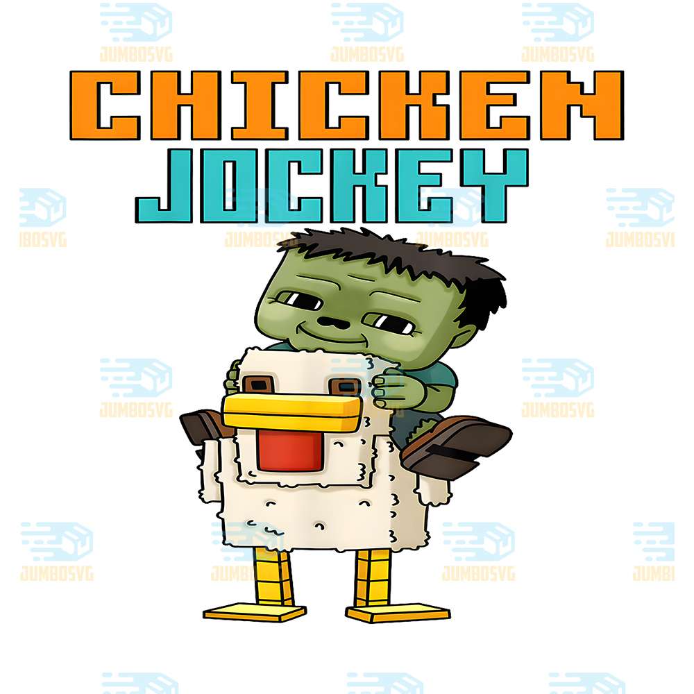 Chicken Jockey Zombie Pixel Png – JUMBOSVG