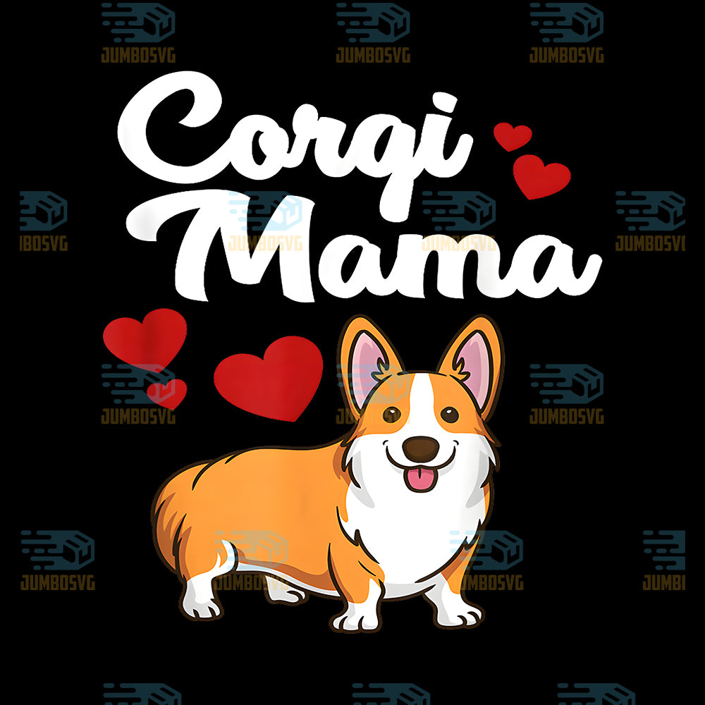 Cute Corgi Mama Png – JUMBOSVG