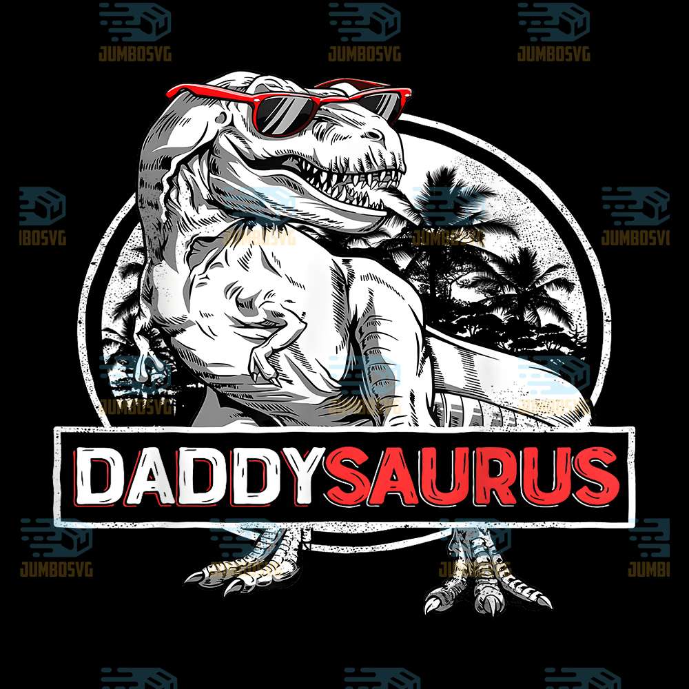 Daddy Saurus T-rex Dinosaur Png – JUMBOSVG