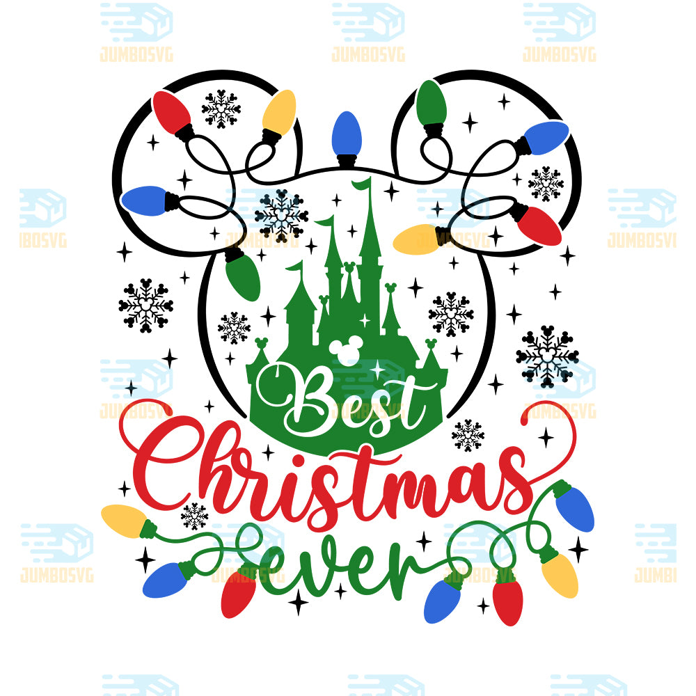 Disney Mouse Best Christmas Ever Svg – JUMBOSVG