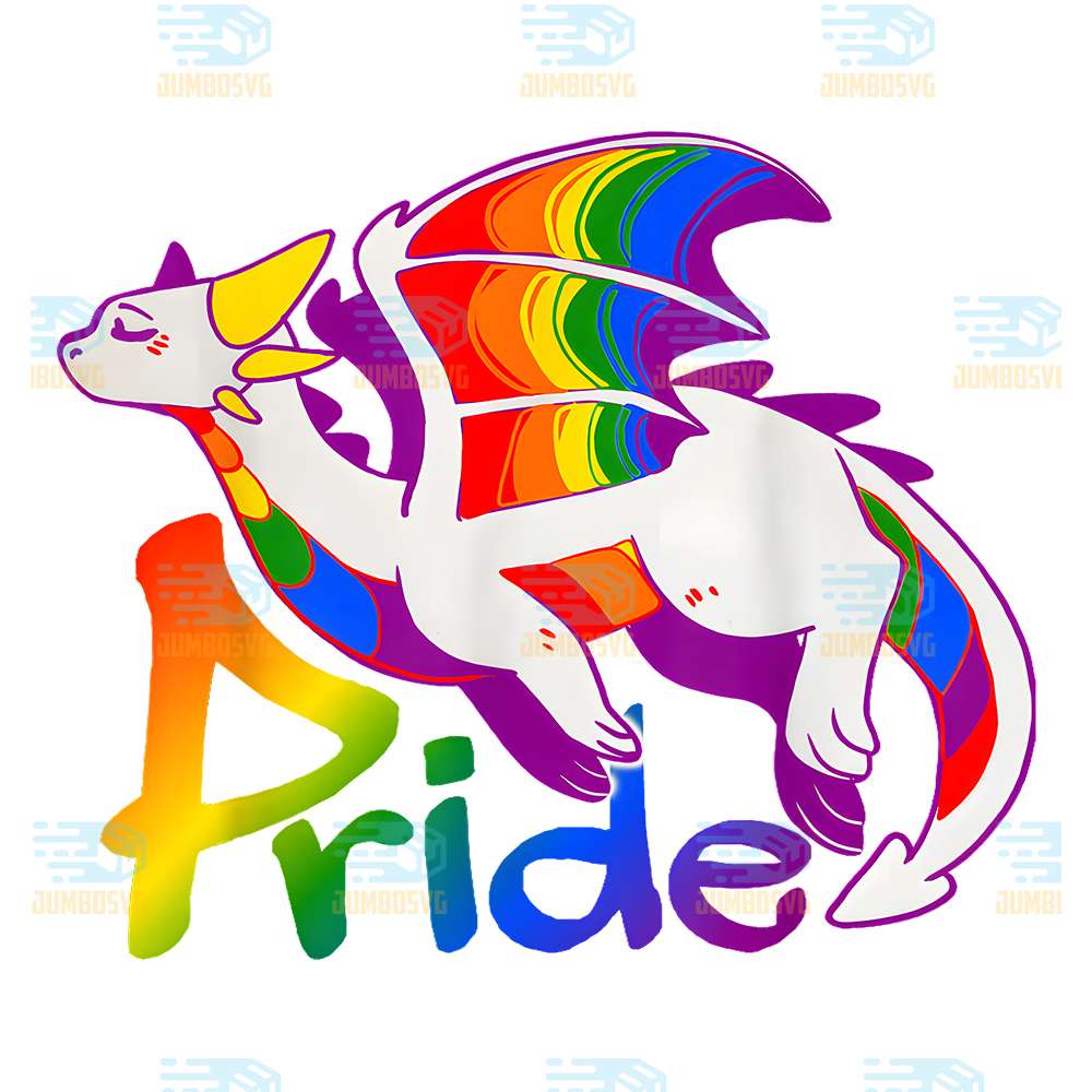 Dragon LGBT Gay Pride LGBTQ Pride Rainbow Flag Png – JUMBOSVG