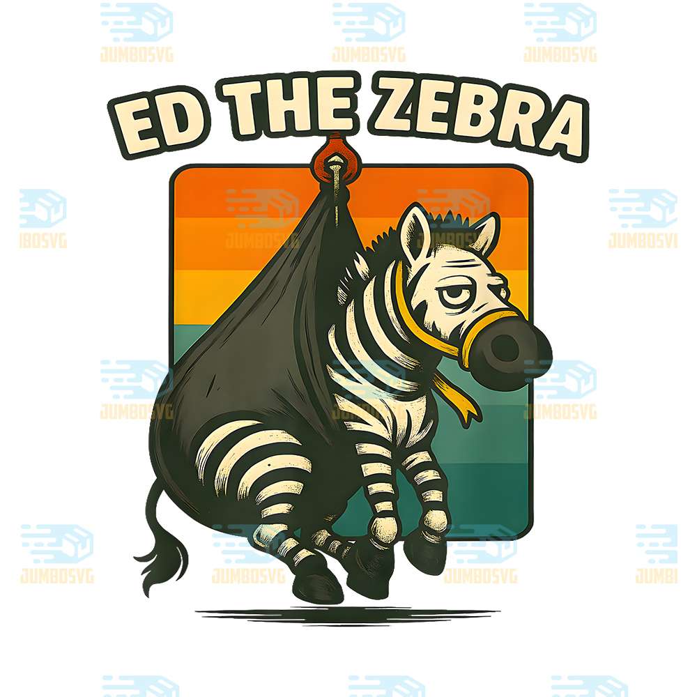 Ed The Zebra Captured Png – JUMBOSVG