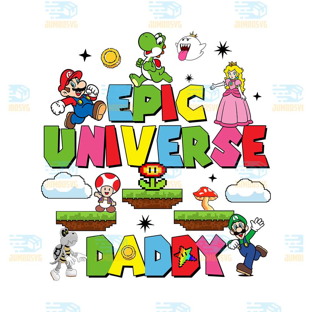 Epic Universe Mario Daddy Png – JUMBOSVG