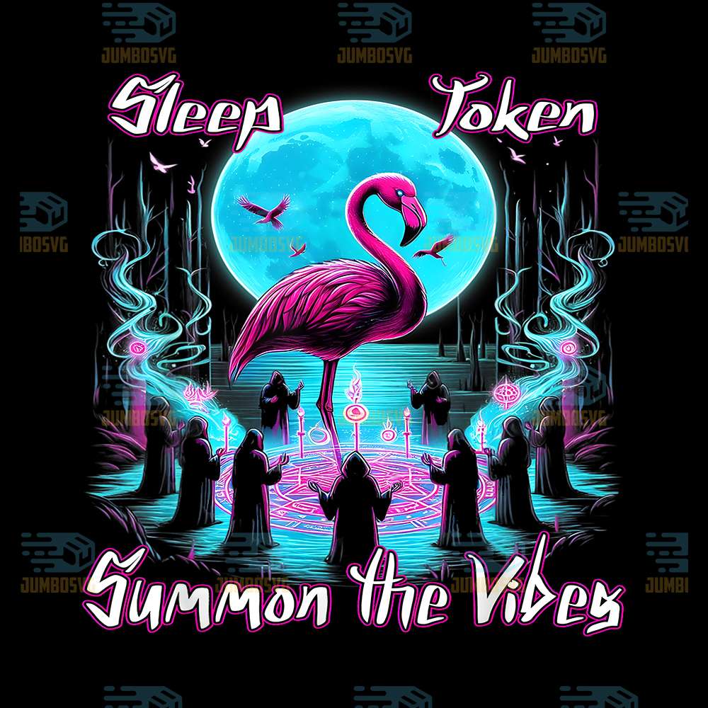 Flamingo Ritual Sleep Token Summon The Vibes Png – JUMBOSVG