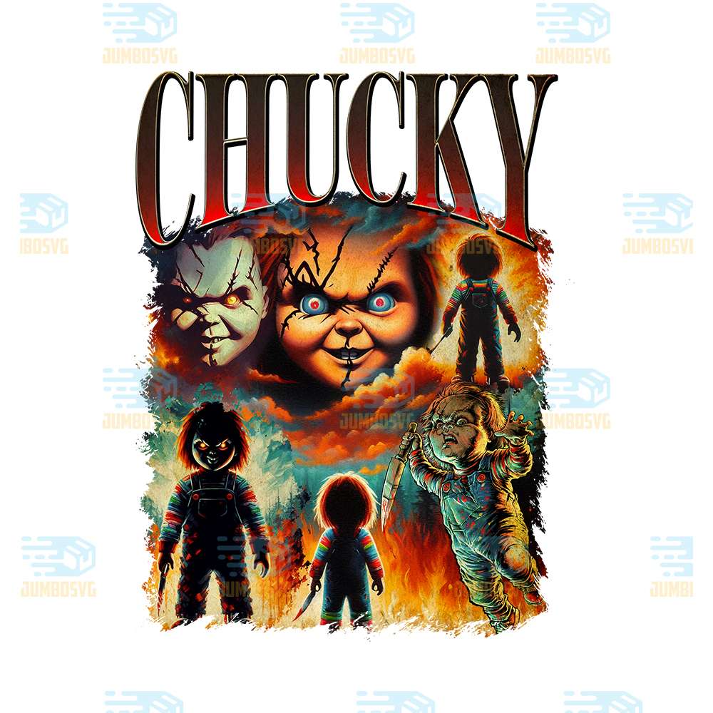 Halloween Horror Chucky Characters Png – JUMBOSVG