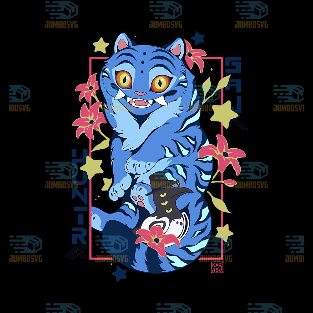 KPop Demon Hunters Tiger Png – JUMBOSVG