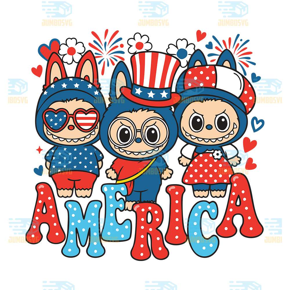 Labubu 4th Of July Svg – JUMBOSVG