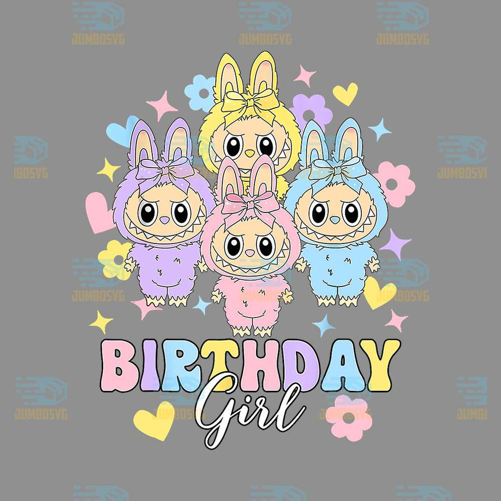 Labubu Birthday Girl Png – JUMBOSVG