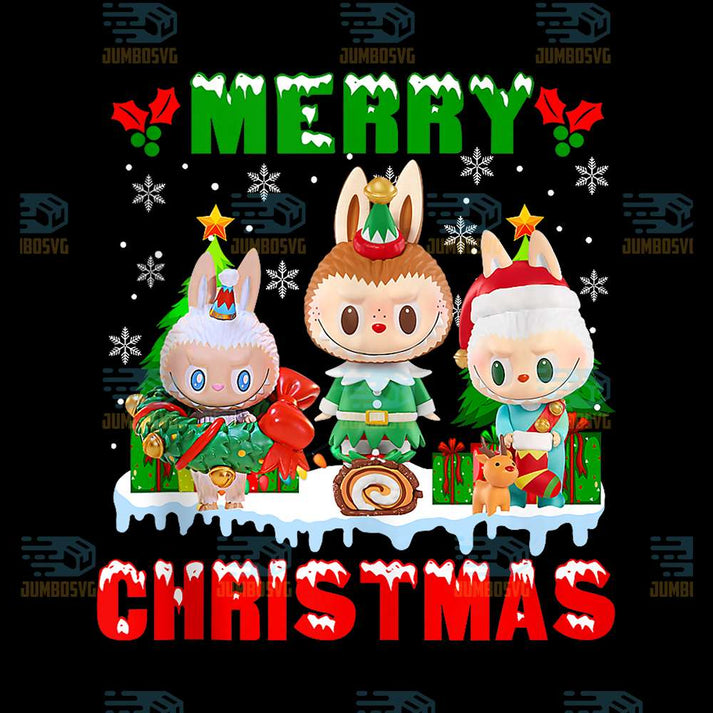 Labubu Christmas Cute Labubu Lover Xmas Png – JUMBOSVG