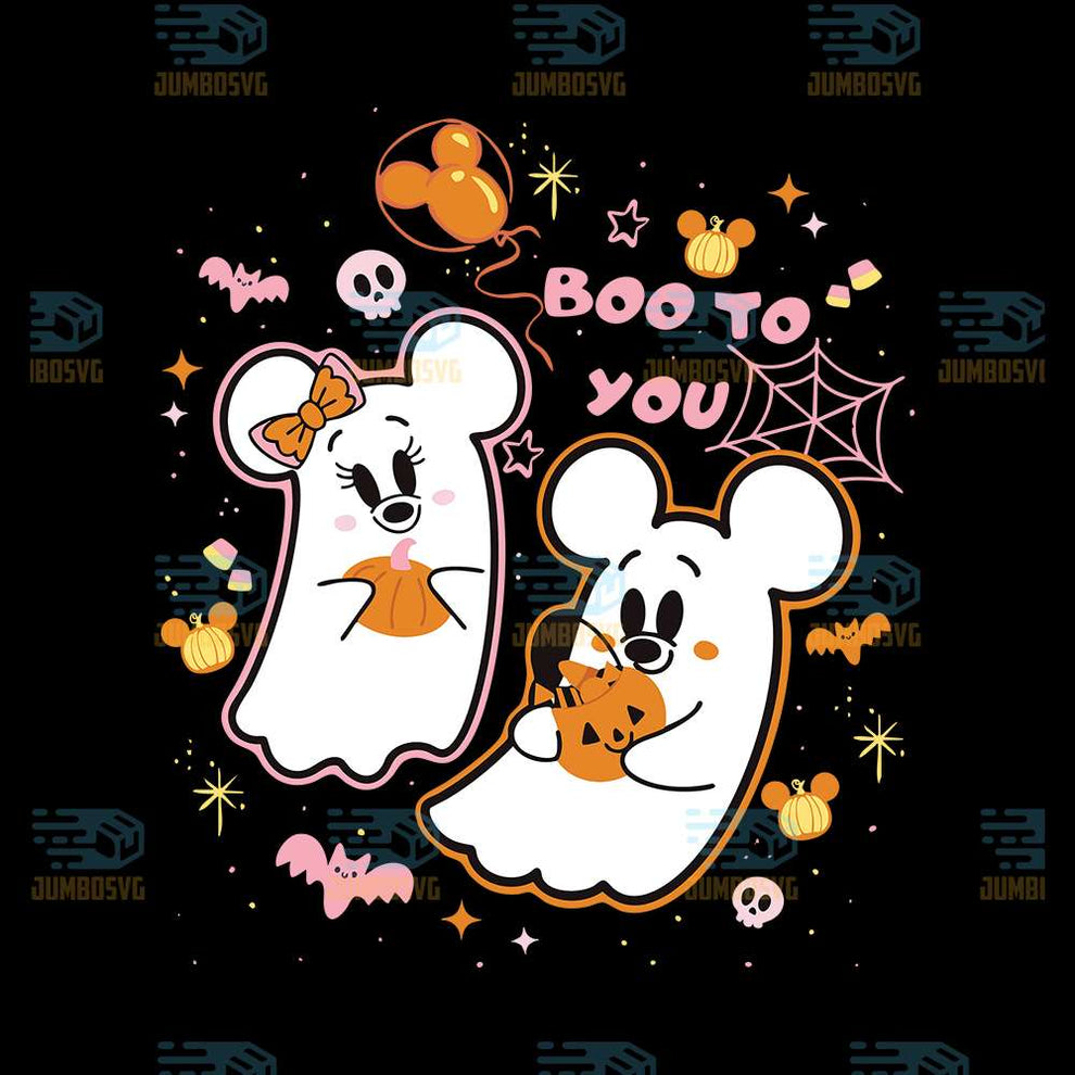 Mickey And Minnie Mouse Ghost Svg – JUMBOSVG