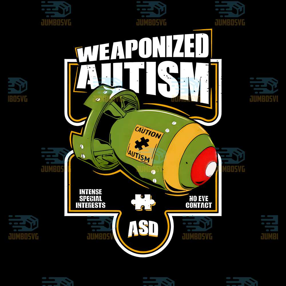 Official Weaponized Autism Military Png – JUMBOSVG