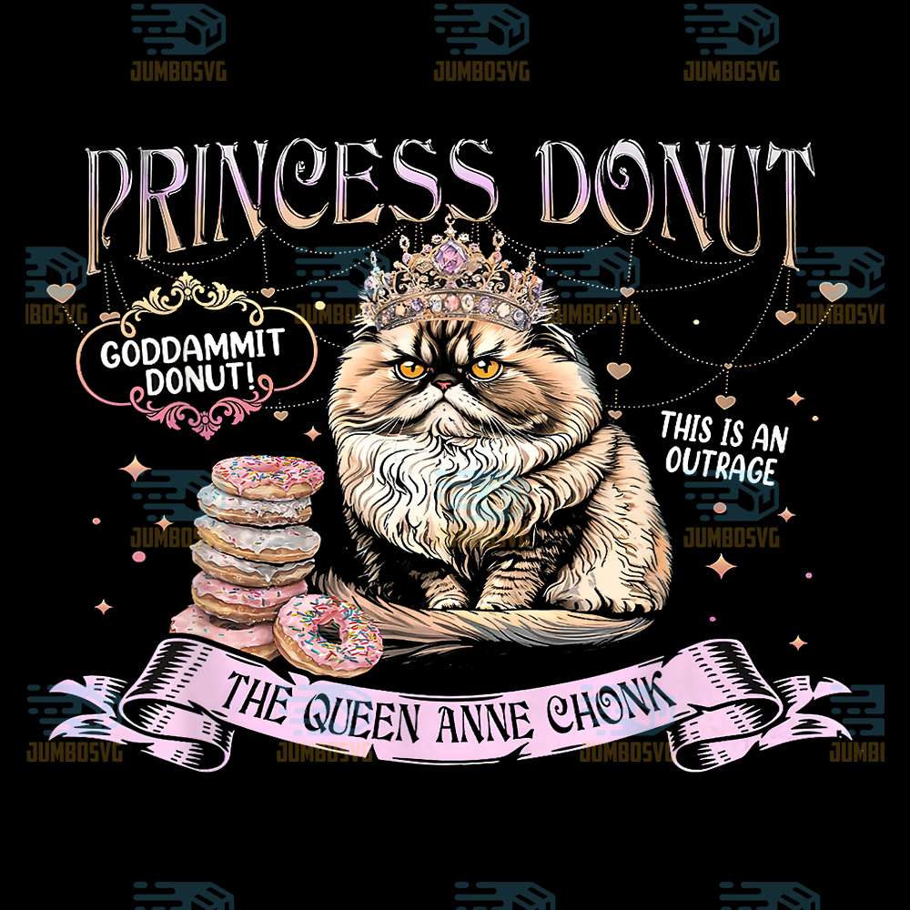 Princess Donut The Queen Anne Chonk Png – JUMBOSVG