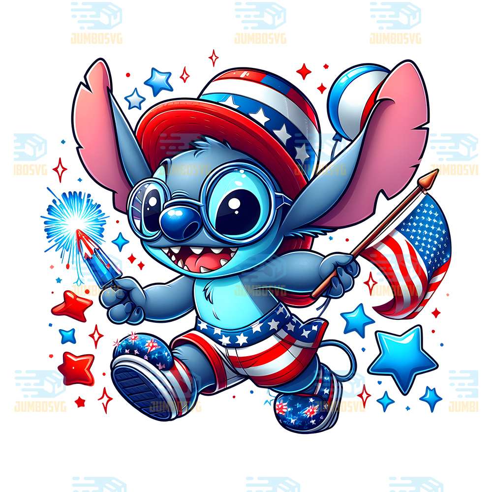 Stitch America 4th Of July Png – JUMBOSVG