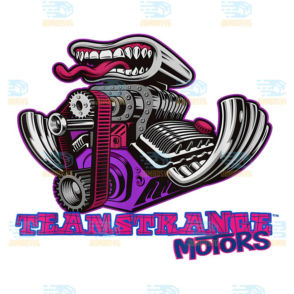 Teamstrange Motors Screamin' Motor Png – JUMBOSVG