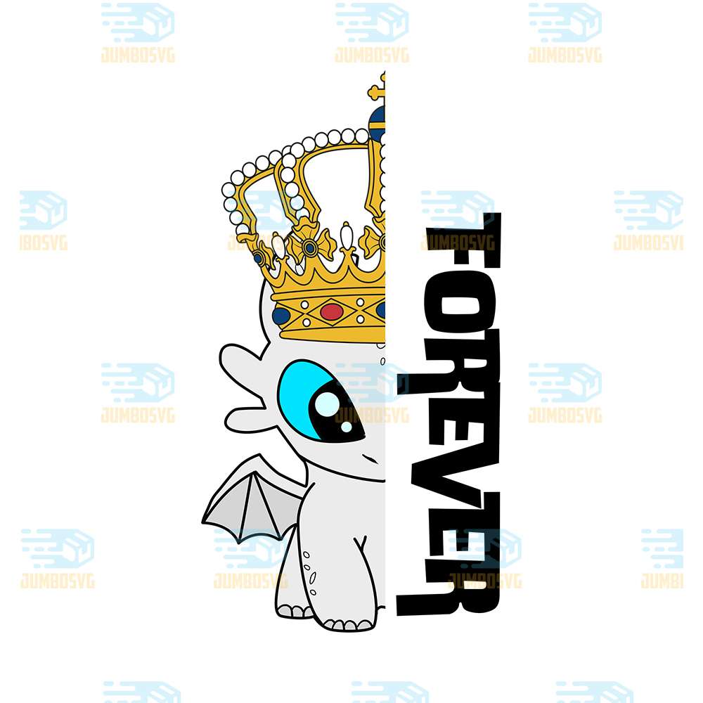 Toothless Forever White Png – JUMBOSVG