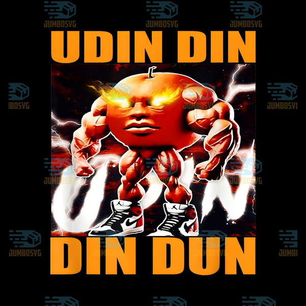 Udin Din Din Dun Udindindindun Orange Brainrot Meme Png – JUMBOSVG