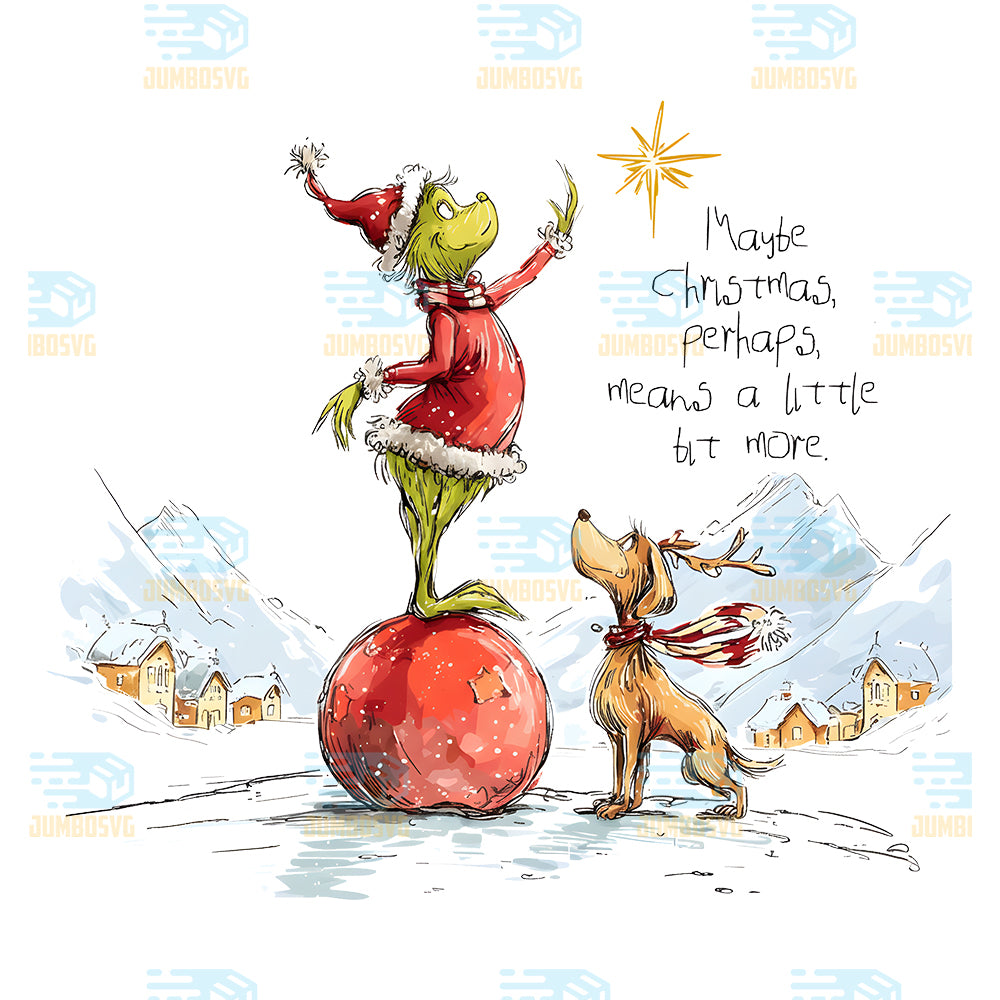 Whoville Christmas Grinch and Max Png – JUMBOSVG
