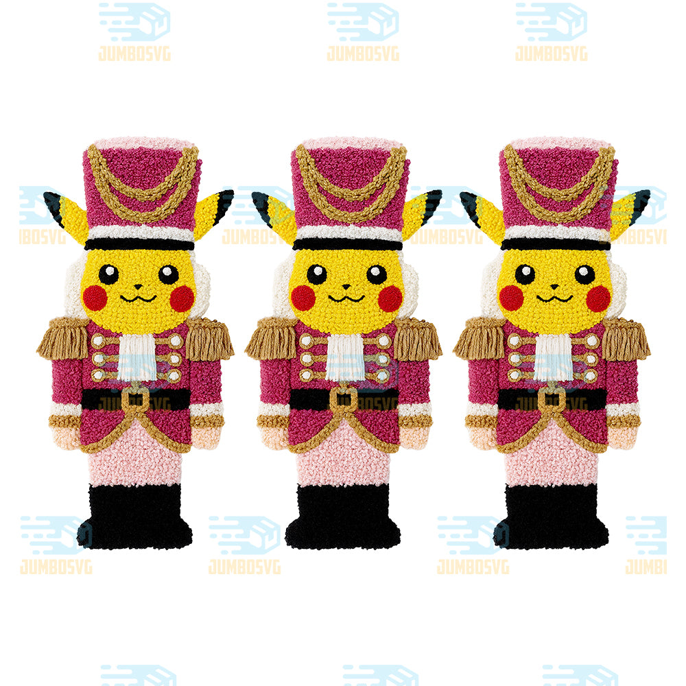 Yarn Crochet Nutcracker Pikachu Christmas Png – JUMBOSVG