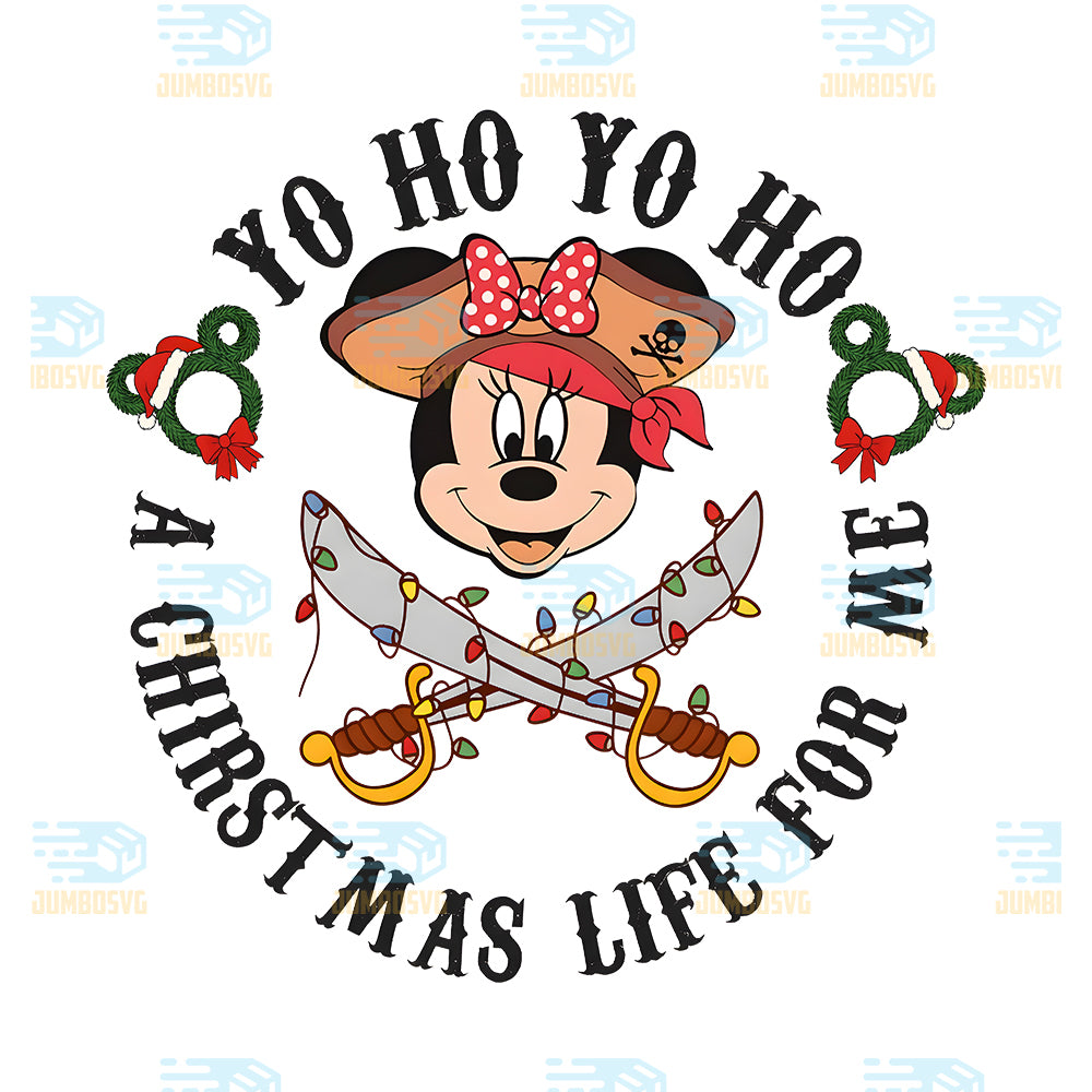 Yo Ho Ho Ho A Christmas Life For Me Minnie Png – JUMBOSVG