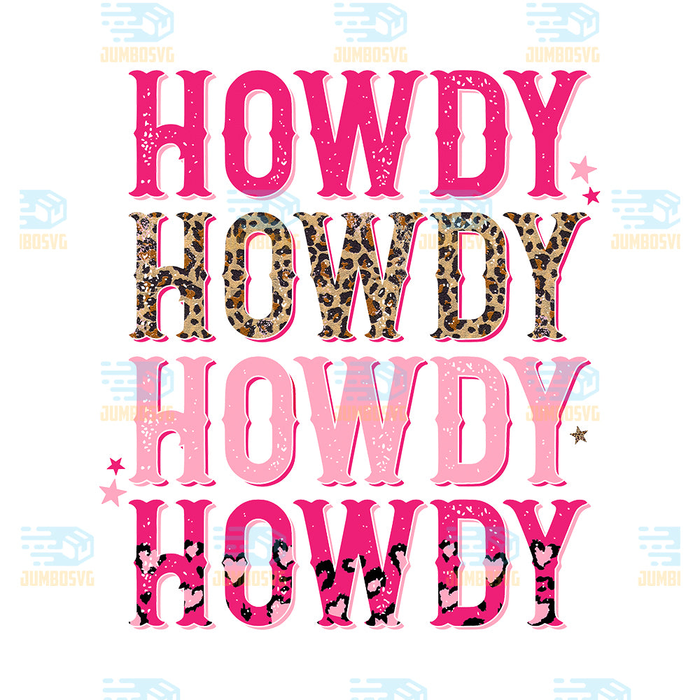 Howdy Pink Valentine Text Png – JUMBOSVG