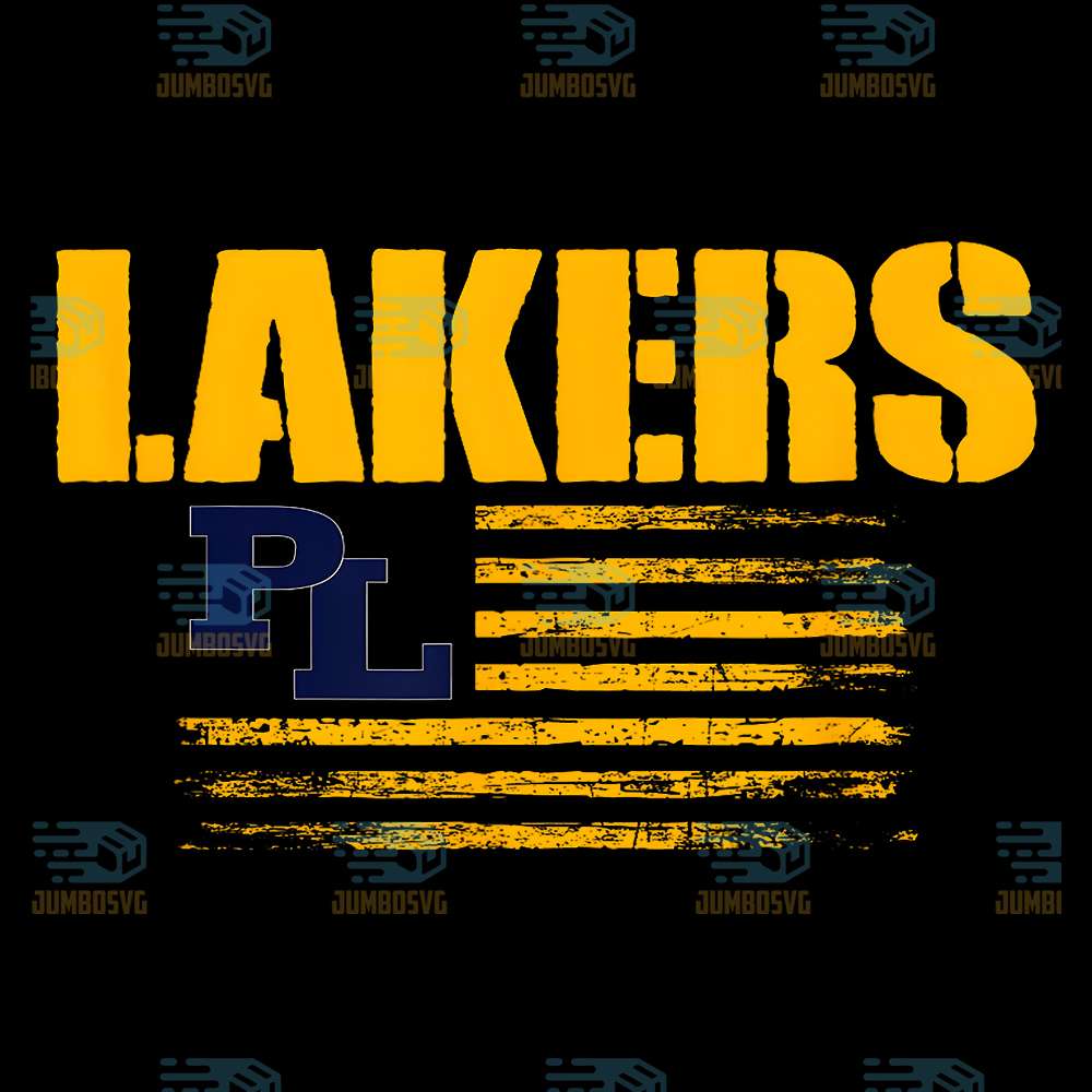 Prior Lake Lakers Logo, USA Flag, Pride, High School Png – JUMBOSVG
