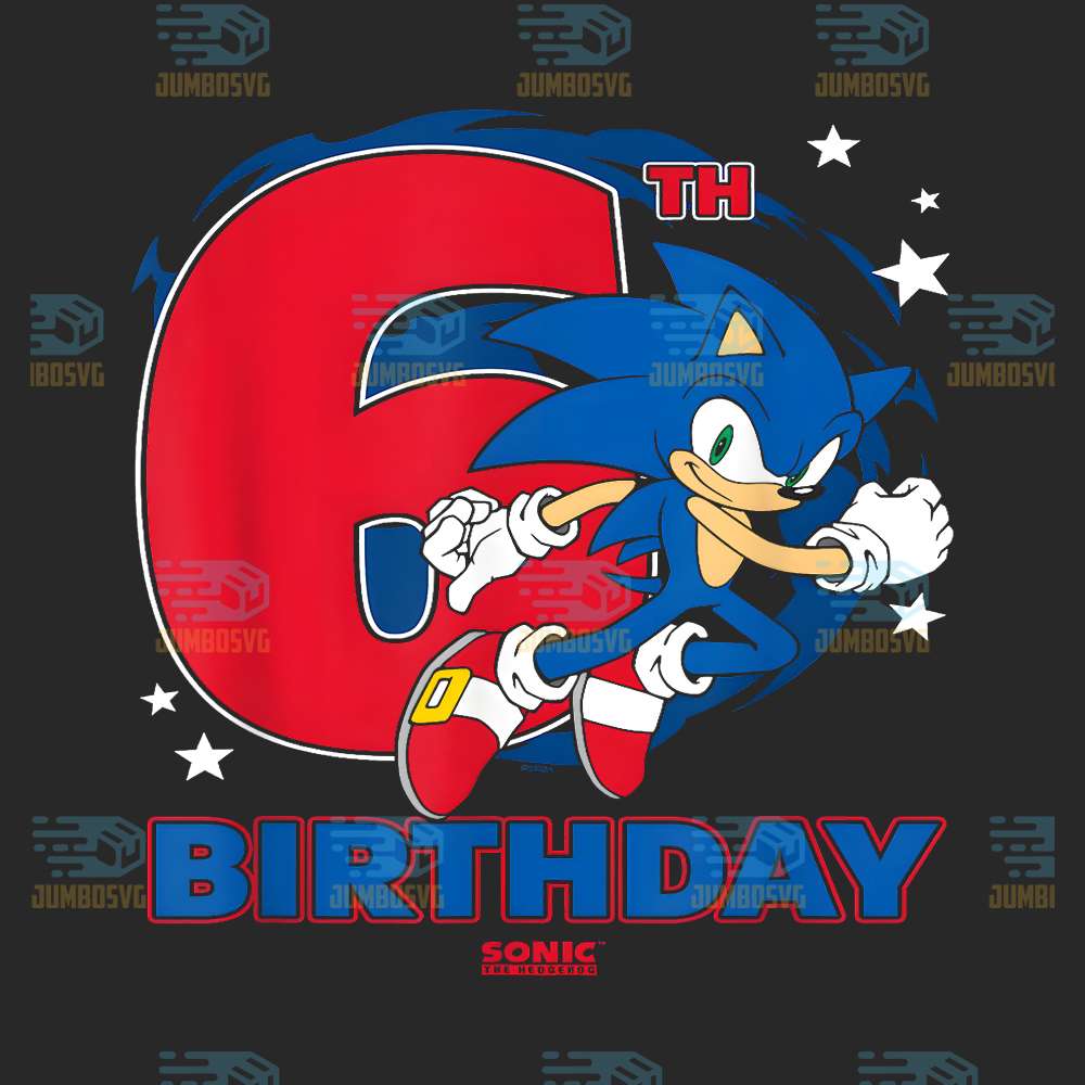 Sonic The Hedgehog Epic Sonic 6th Birthday Png – JUMBOSVG
